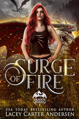 Book Review of Surge of Fire (Dragon Bonds, #1) - The Geeky Beach Babe