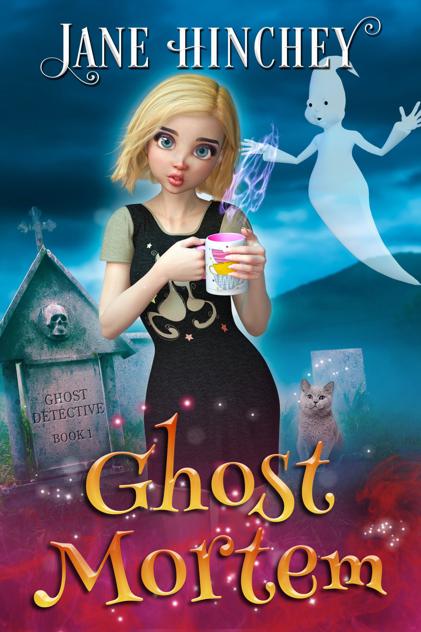 Book Review of Ghost Mortem (Ghost Detective #1) - The Geeky Beach Babe